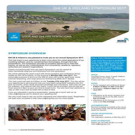 Use of MIKE 21/3 in the Hydraulic Analysis for the Dublin Port ABR ...