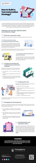 How To Build A Test Automation Strategy Pdf