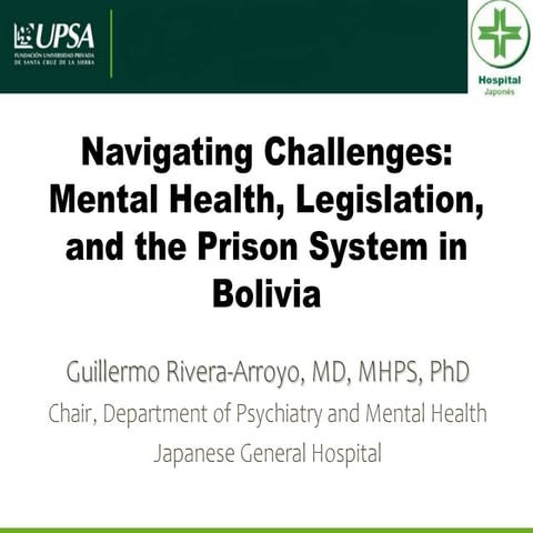 Navigating Challenges: Mental Health, Legislation, and the Prison ...