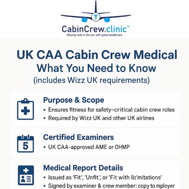 Infographic:- Jet2 Cabin Crew Medical – Quick Overview | PDF