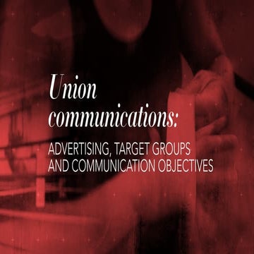 Union communications - CALM 2016 | PDF
