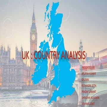 Uk country analysis | PPTX | Political Issues & policy | Politics