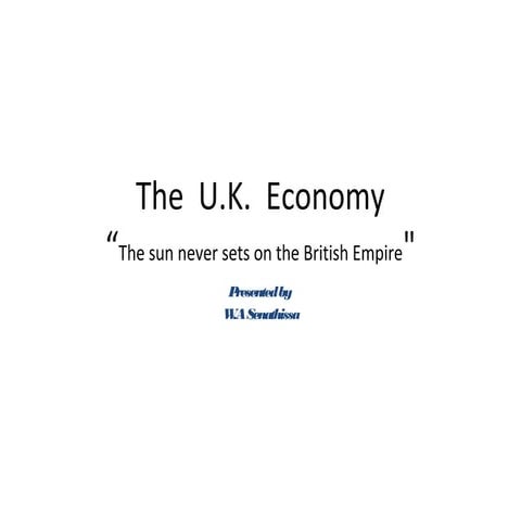 UK- Economic History | PPT