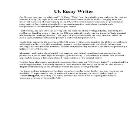 Uk Essay Writer. College Essay Format: Simple Steps to Be Followed ...