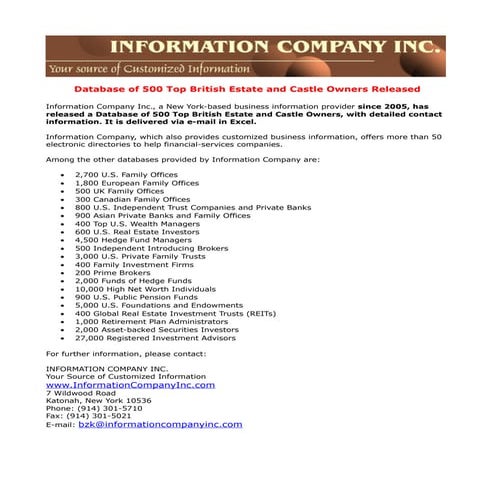 UK estates and castles | PDF