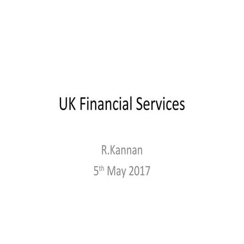 UK financial services and Brexit | PPT