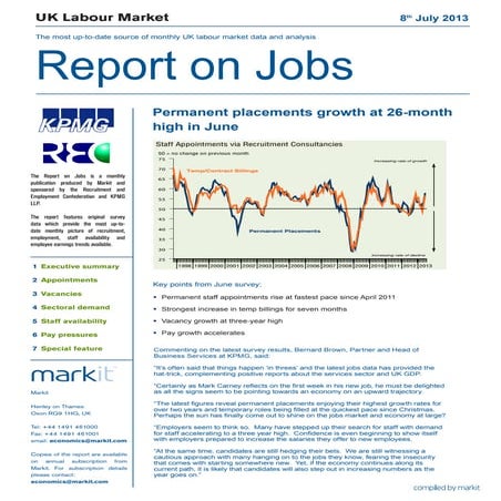 Uk job market update - Demand for staff rises at strongest | PDF