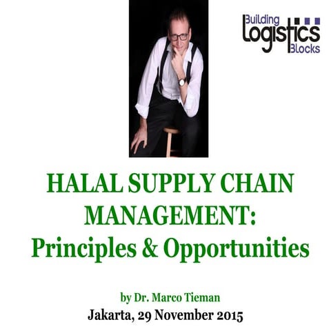 UKM : Halal Supply Chain Management | PDF