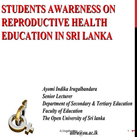 Adolescent Reproductive Health Arh Pptx