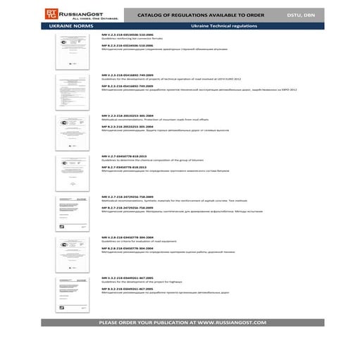 Ukraine technical passport 460 | PDF