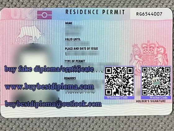 UK residence permit card | PDF