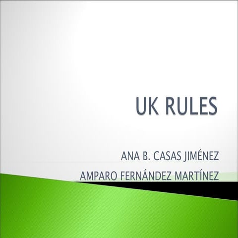 UK rules | PPT