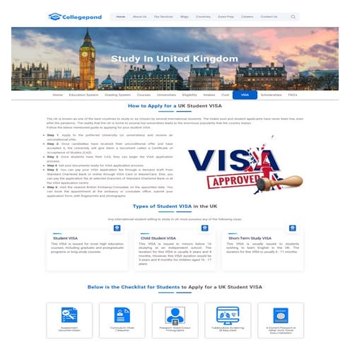 USA Study Visa - Collegepond | PDF