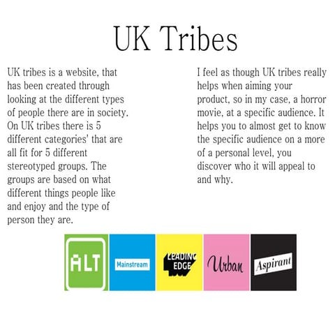 Uk tribes | PPTX
