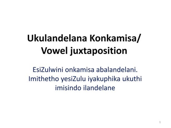 Izinhlobo Zamabizo (Types of Nouns) IsiZulu Ibanga 8 | PPT