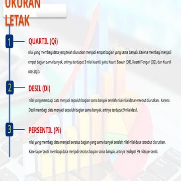 Ukuran Letak Data Pada Statistika Data Tunggal dan Kelompok | PPTX