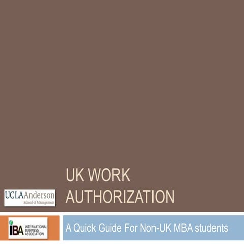 UK work authorization rules | PPT