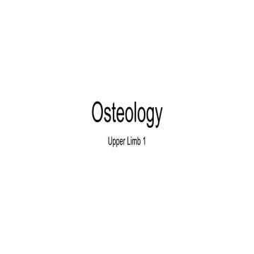 Principle of osteology upper limbs anatomy | PPT