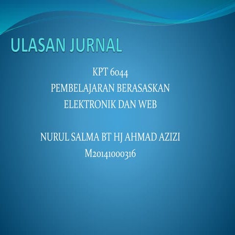 Ulasan jurnal | PPT