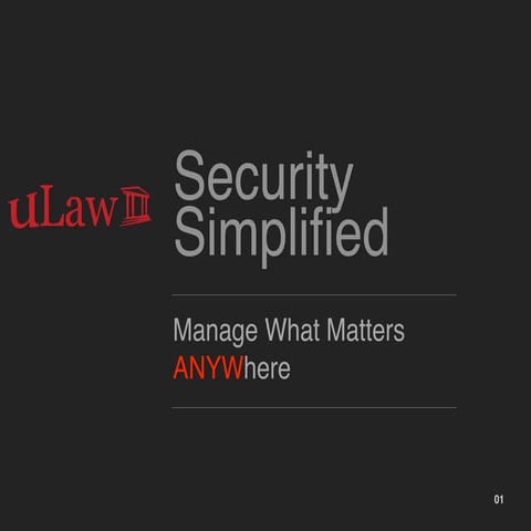uLaw - Practice Management Security Simplified | PDF | Cloud Computing | Internet