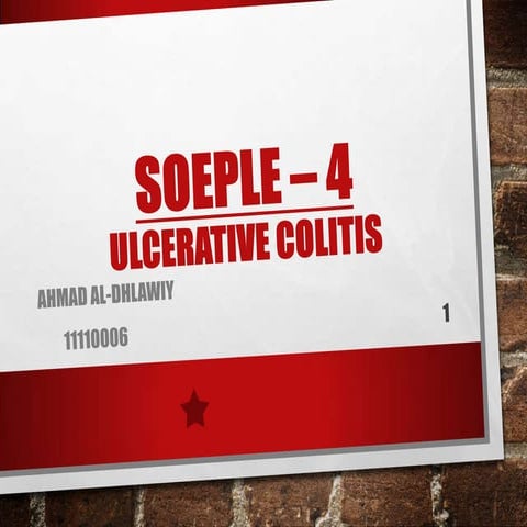 Ulcerative Colitis Ppt