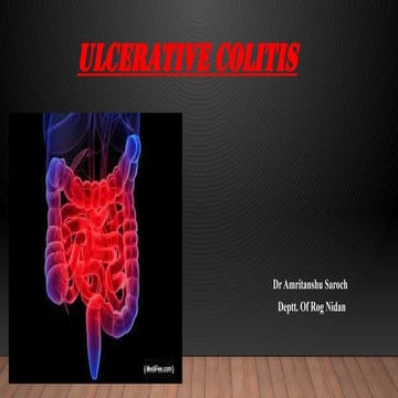 ULCERATIVE COLITIS.pptx in both ayurveda and modern | PPTX