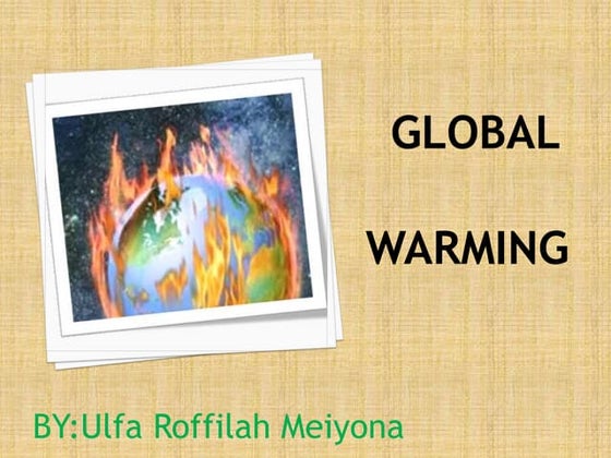 Global warming | PPTX