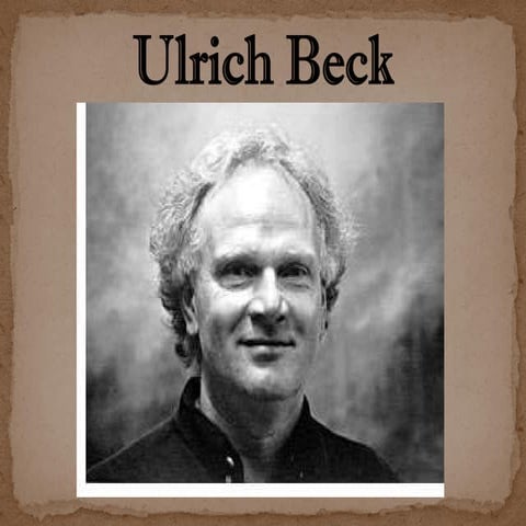 Ulrich beck | PPT