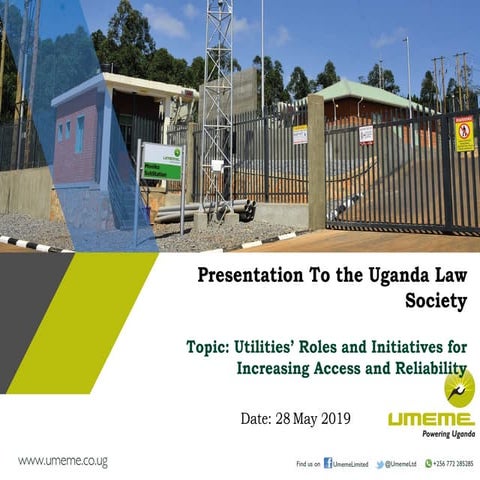 Utilities' Roles and Initiatives for Increasing Access and Reliability ...