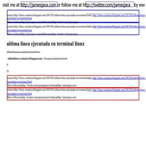 Ultima linea ejecutada_en_terminal_linux | PPTX
