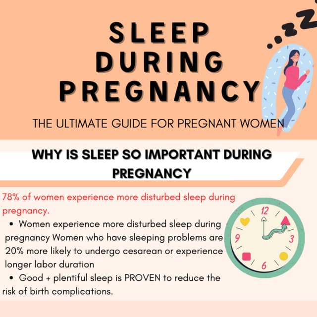 Pregnancy : The Ultimate Guide To Sleep While Pregnant | PDF