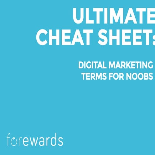 The Ultimate Guide to Digital Marketing Terms For Noobs | PPT
