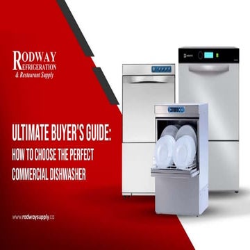 How to Choose the Perfect Commercial Dishwasher | PDF