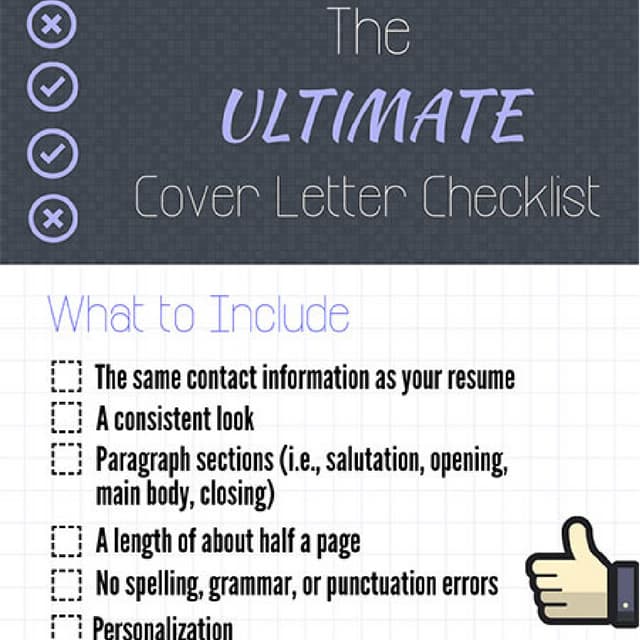 Ultimate Cover Letter Checklist | PDF