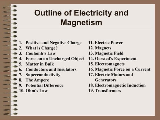 Electricity and Magnetism Physical Science Presentation in Colourful ...