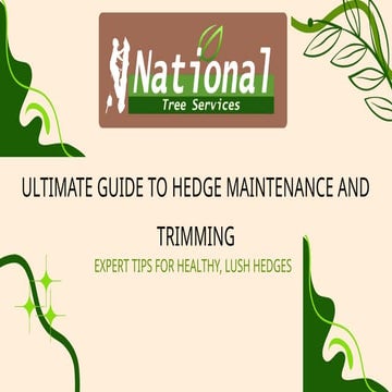 Ultimate Guide to Hedge Maintenance and Trimming | PPTX