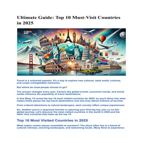 Ultimate Guide_ Top 10 Must-Visit Countries in 2025.pdf