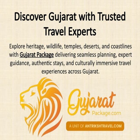 Ultimate Gujarat Tour Packages from Major Indian Cities.pptx