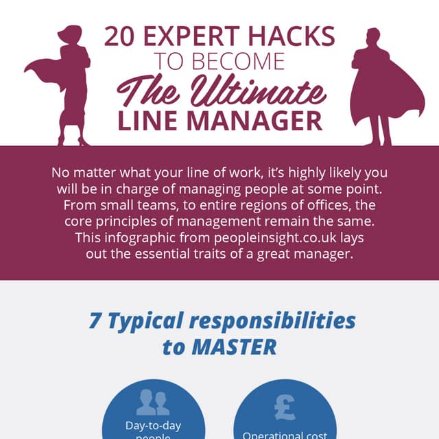 20 Expert Hacks to become the Ultimate Line Manager | PDF