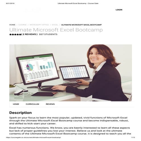 Ultimate Microsoft Excel Bootcamp Course Gate Pdf 