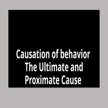 ultimate nd proximate Cause of animal behaviour.pptx