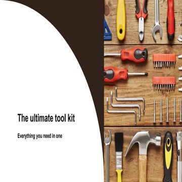 ultimate tool kit for everyday use in every household | PPT
