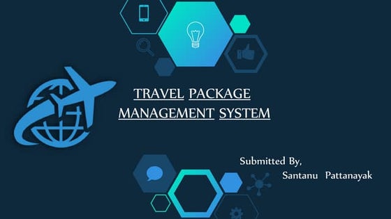 Tour and Travel Management System ppt | PPTX
