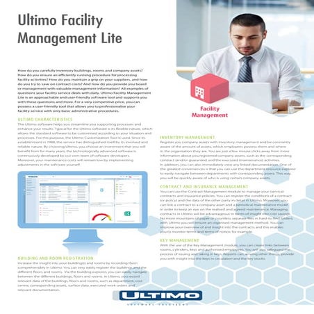 Ultimo facility management lite | PDF