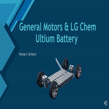 Ultium technology Robert Gilbert | PPT