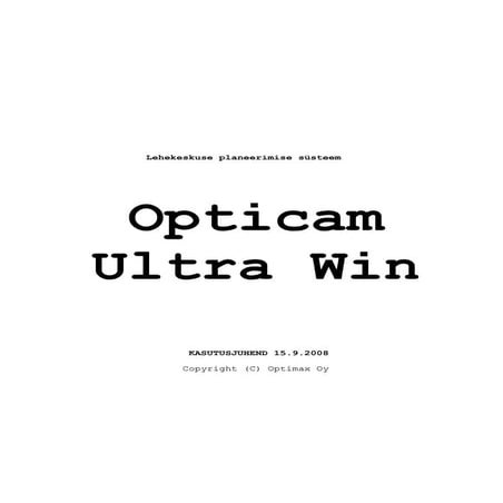 Ultra -Ott | PDF
