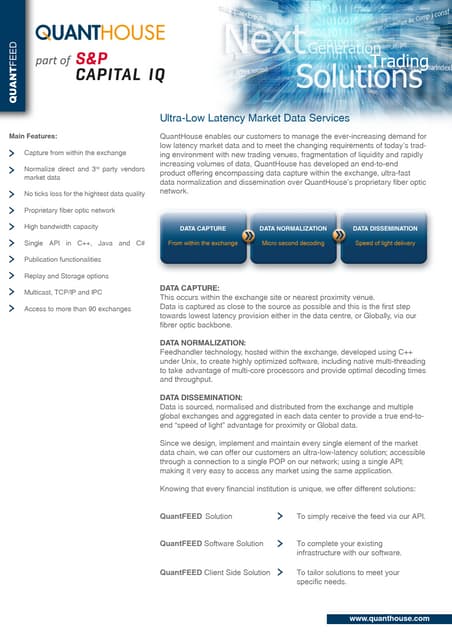 High performance global trading | PDF | Internet | Computing