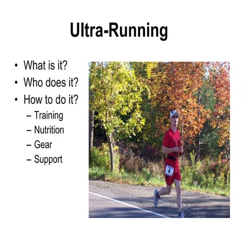 Ultra Running | PPT