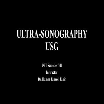 Ultrasound | PPTX