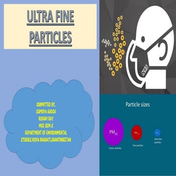 Ultra fine partcles | PDF